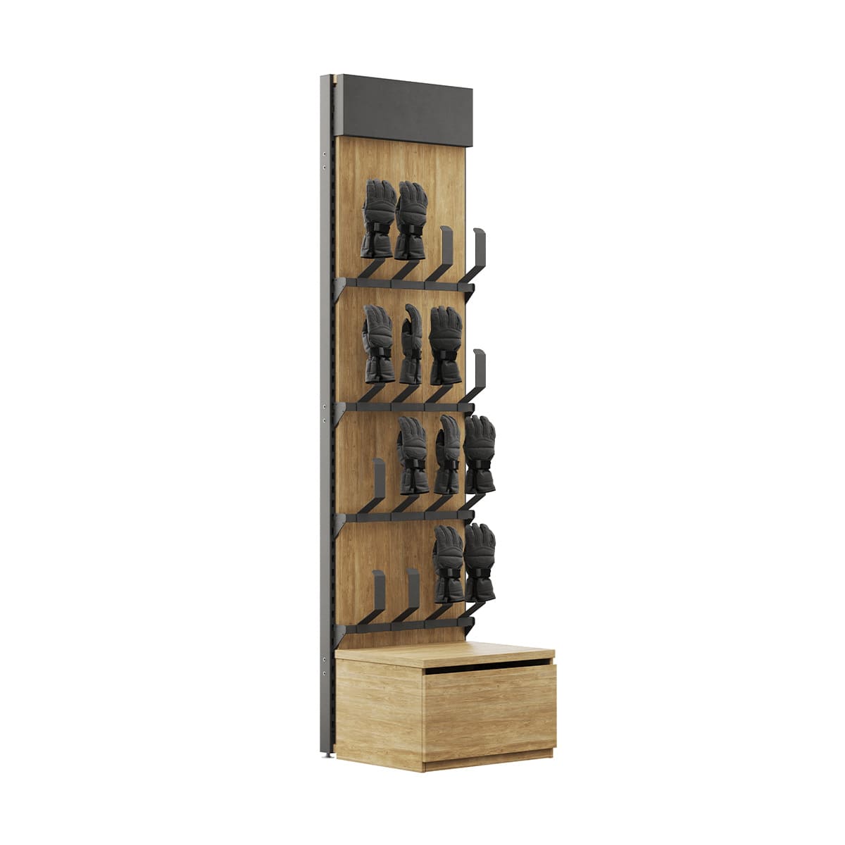 SHOP DISPLAY_ GLOVES - Shop Display Systems - QBL Systems